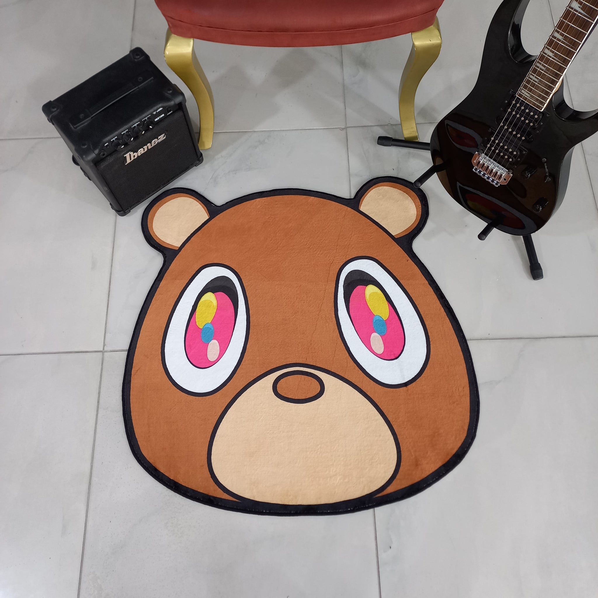 Kanye West Graduation Bear Rug, Hip-Hop Album Decor, Hypebeast Carpet ...