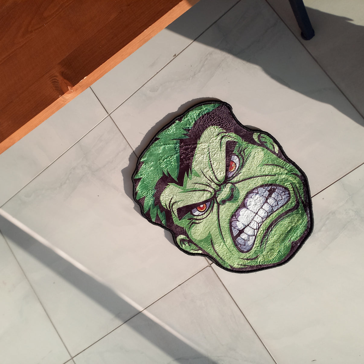 Hulk Shaped Rug, Marvel Character Carpet, Avengers Mat, Children Room ...