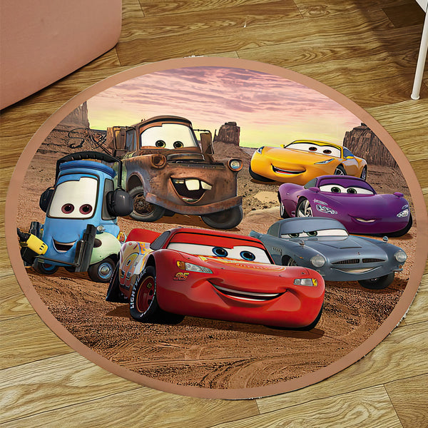 Lightning McQueen Rug, Pixar Cars Themed Carpet, Nursery Play Mat, Dis ...