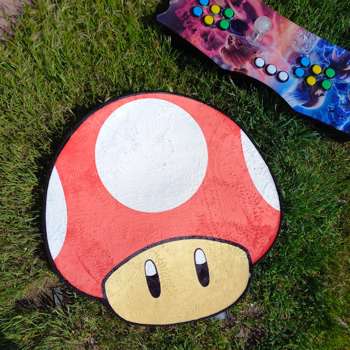Super Mario Mushroom Rug, Nostalgic Arcade Game Carpet, Super Mario De ...